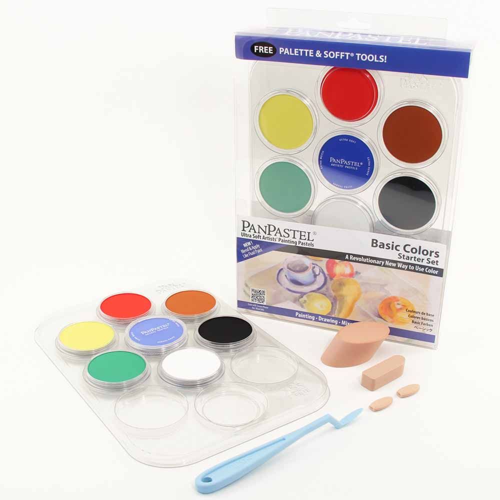PanPastel™ Ultra Soft Painting 9 ml Compact with Palette Basic Colors ...