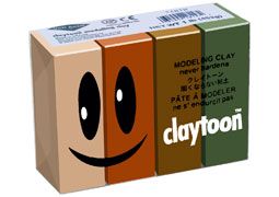 Claytoon Modeling Clay for Kids 1 lb. Total - Earth Colors | Jerry's ...