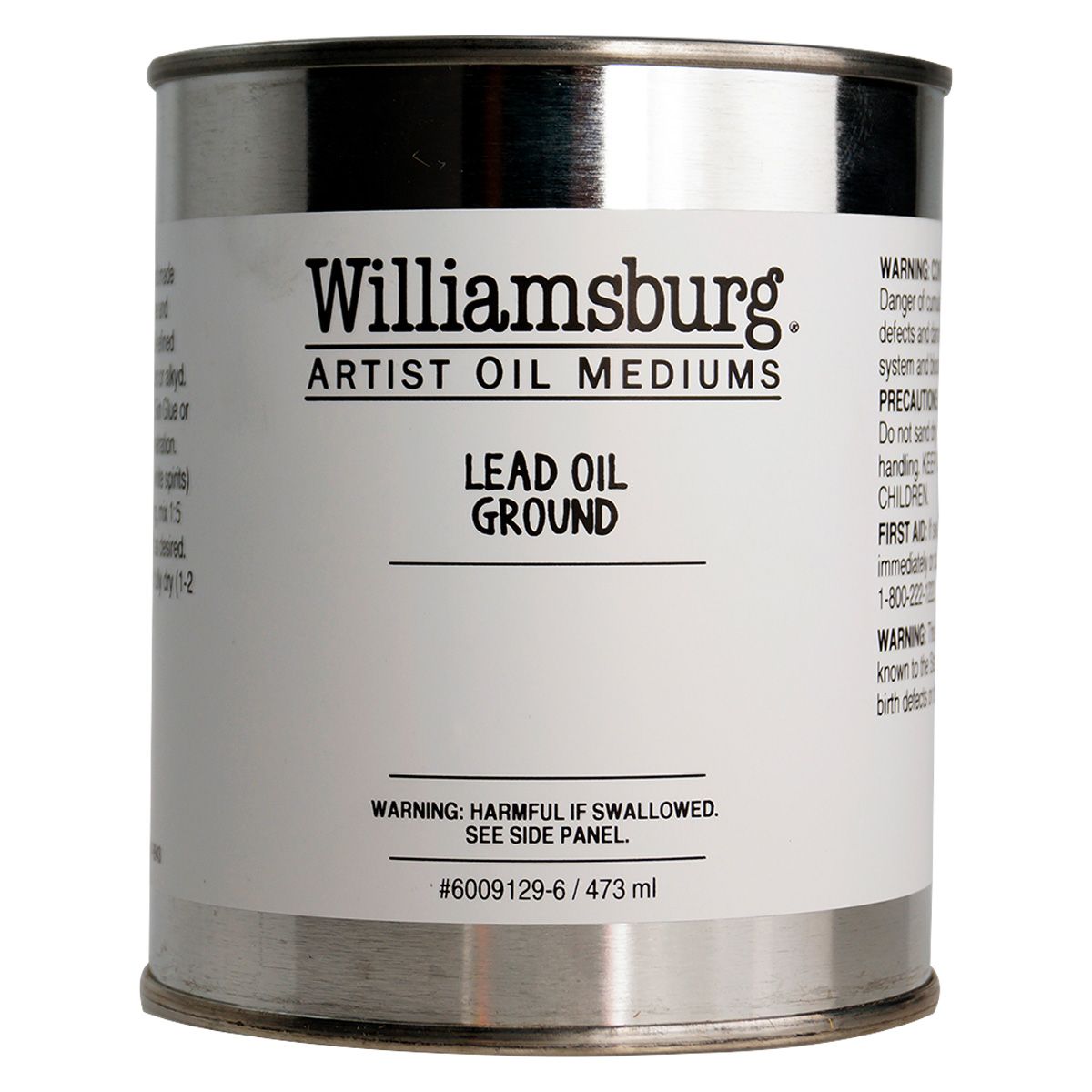 Williamsburg Lead Oil Ground, 16oz Can | Jerry's Artarama