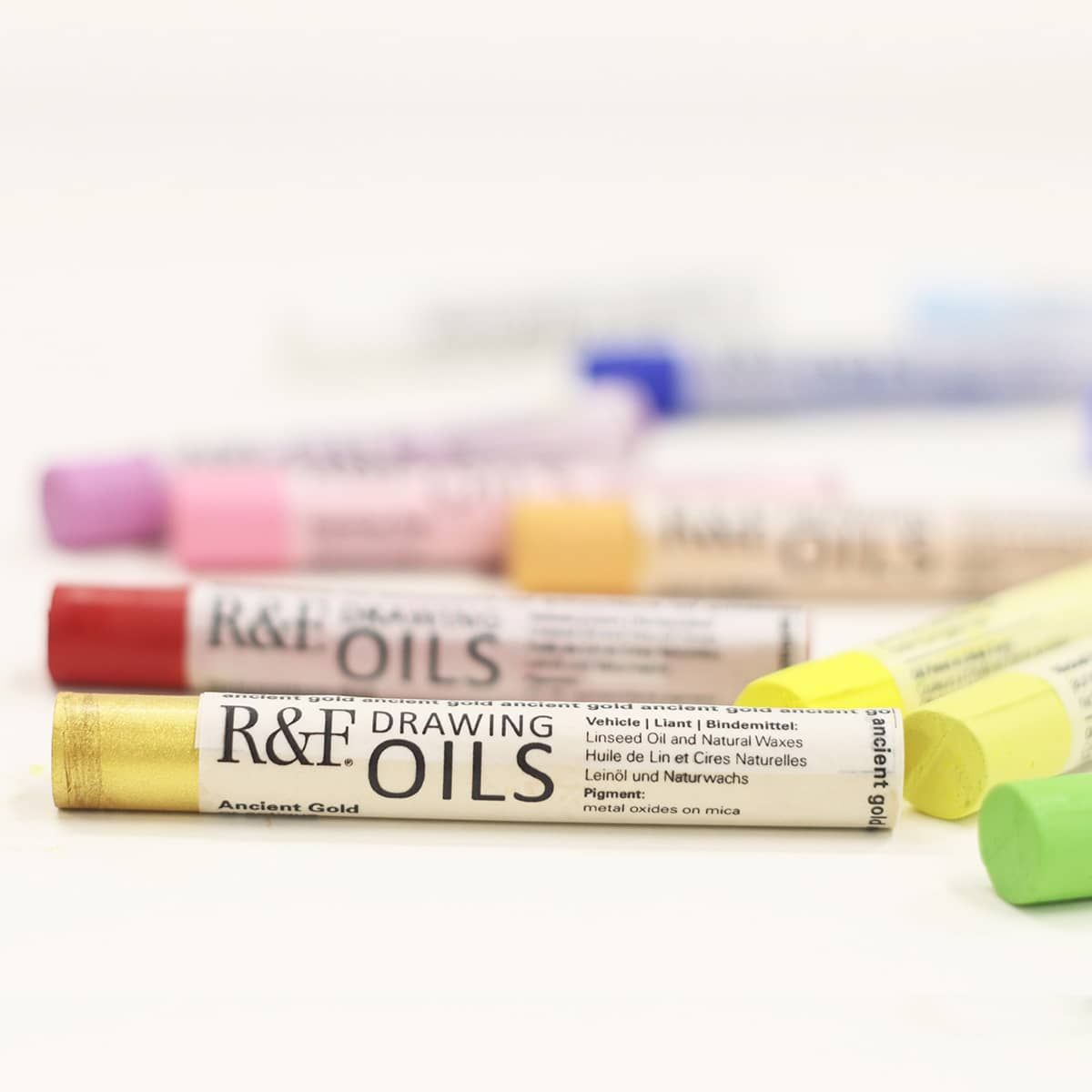 R&F Drawing Oil Stick - Cobalt Blue, 12 ml (Box of 4) | Jerry's Artarama