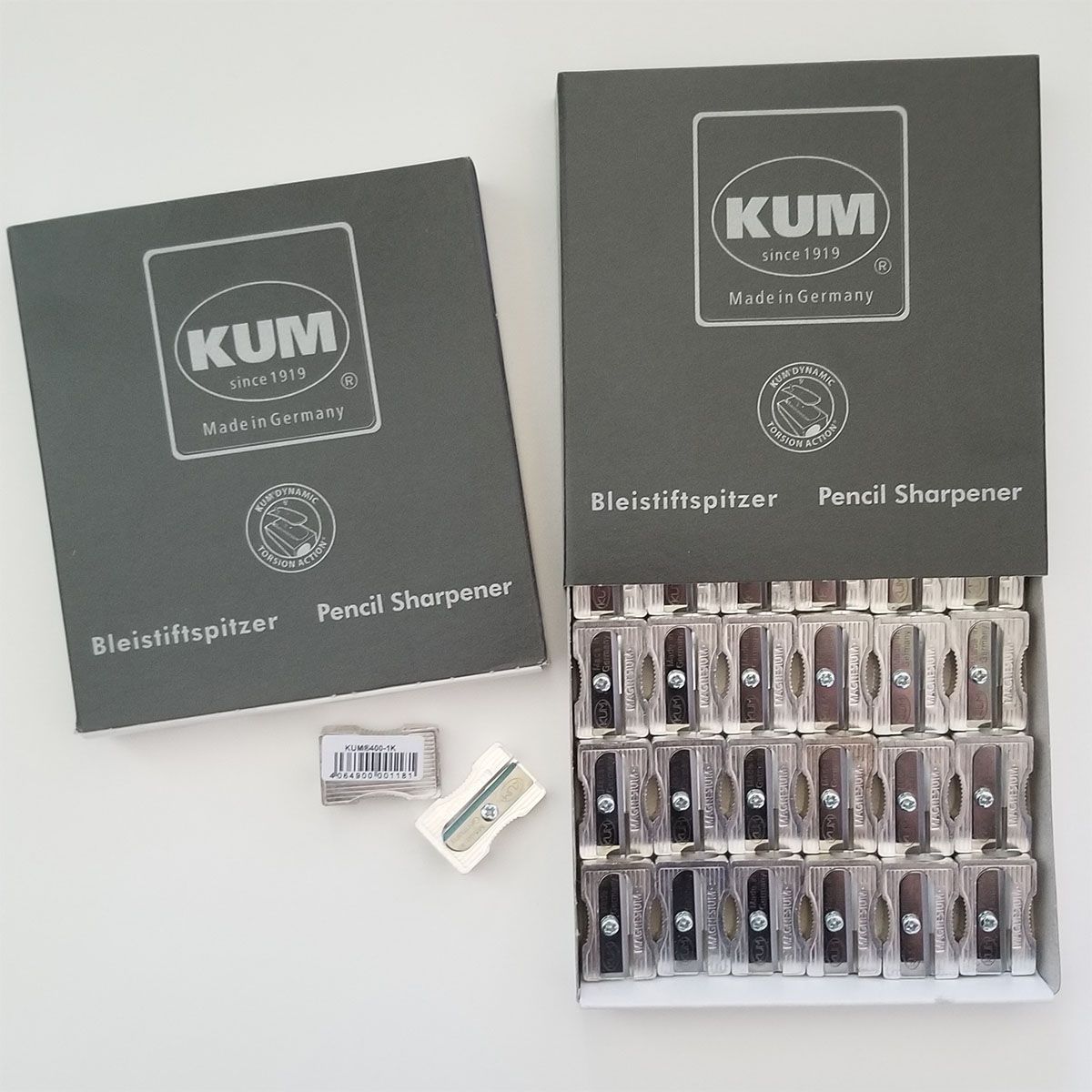 Kum 400-1K Magnesium Single Hole Pencil Sharpener | Jerry's Artarama