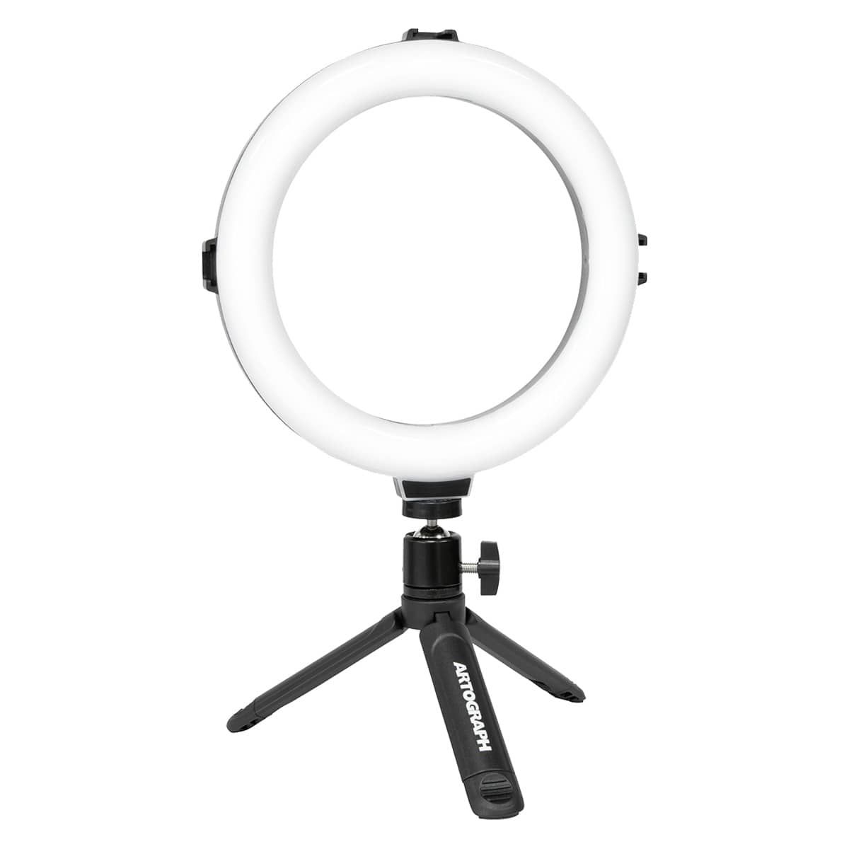 Artograph Mini Ring Light with Desk Stand 8" | Jerry's Artarama