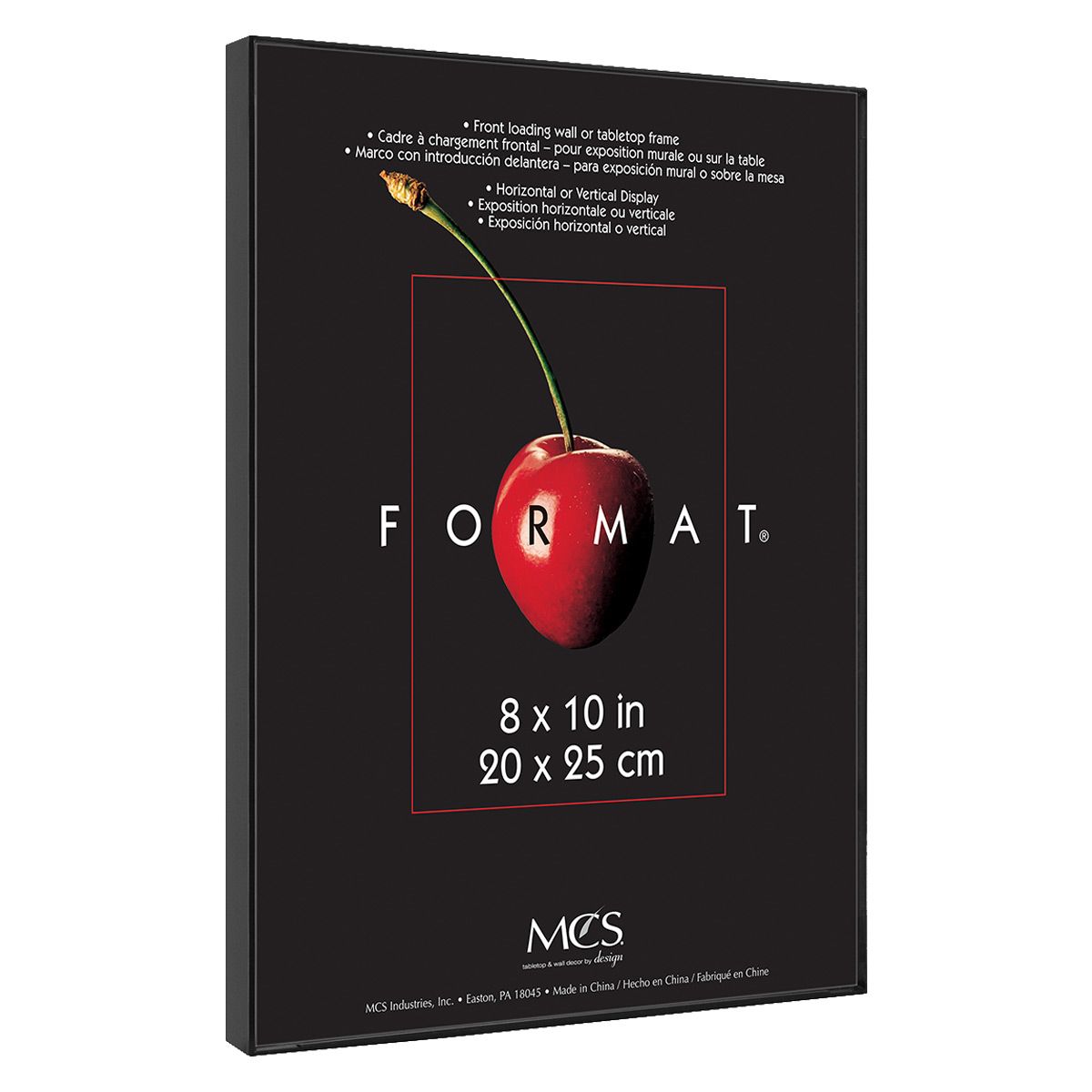 MCS Format Frame 8 x 10 Black, Box of 6 | Jerry's Artarama