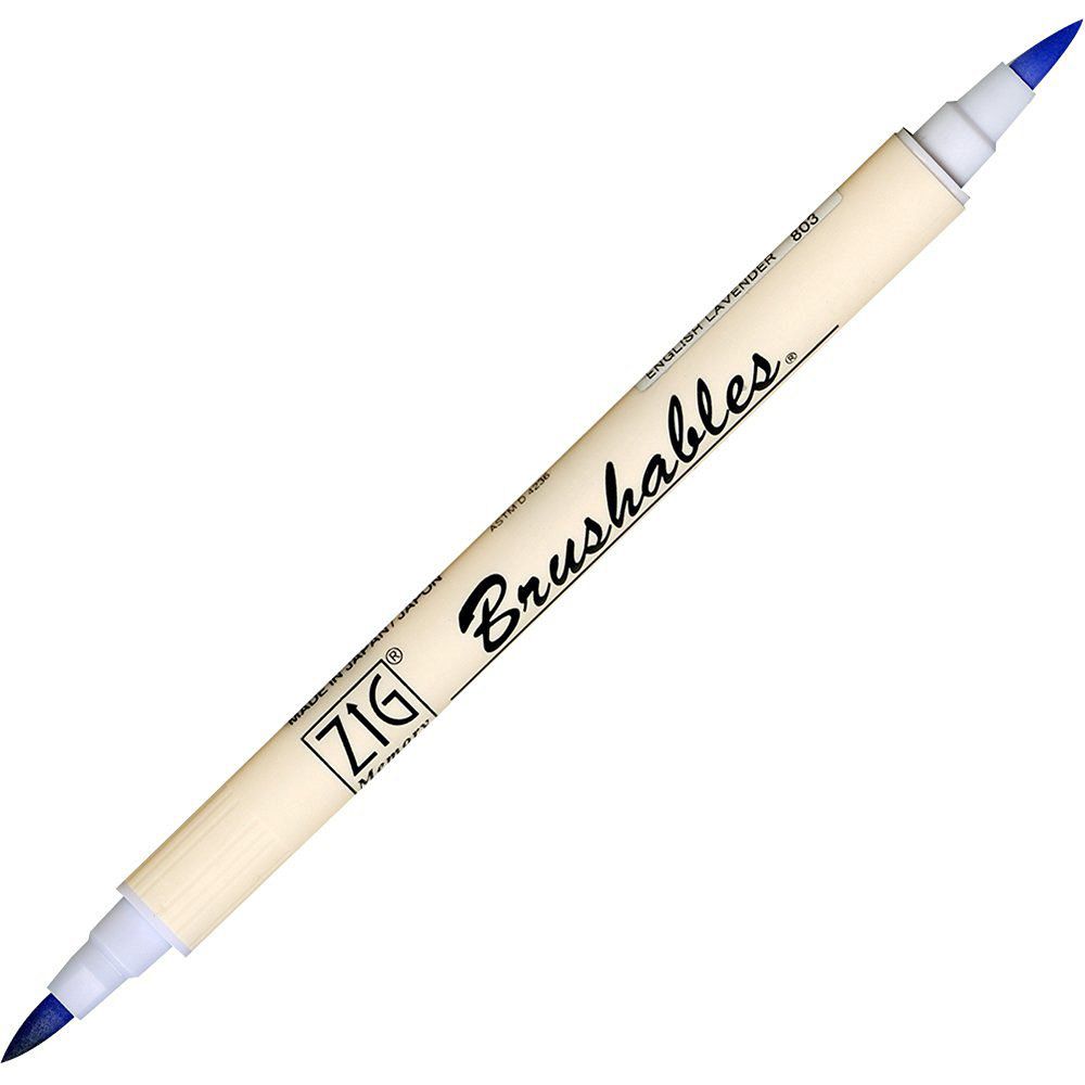 Kuretake Zig Brushable Marker English Lavender | Jerry's Artarama