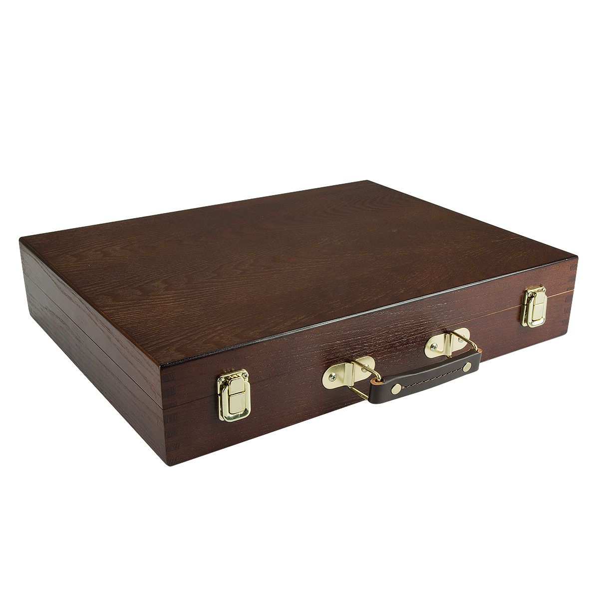 Capri 2 Deluxe Wood Sketch Box - Dark Walnut Stained | Jerry's Artarama