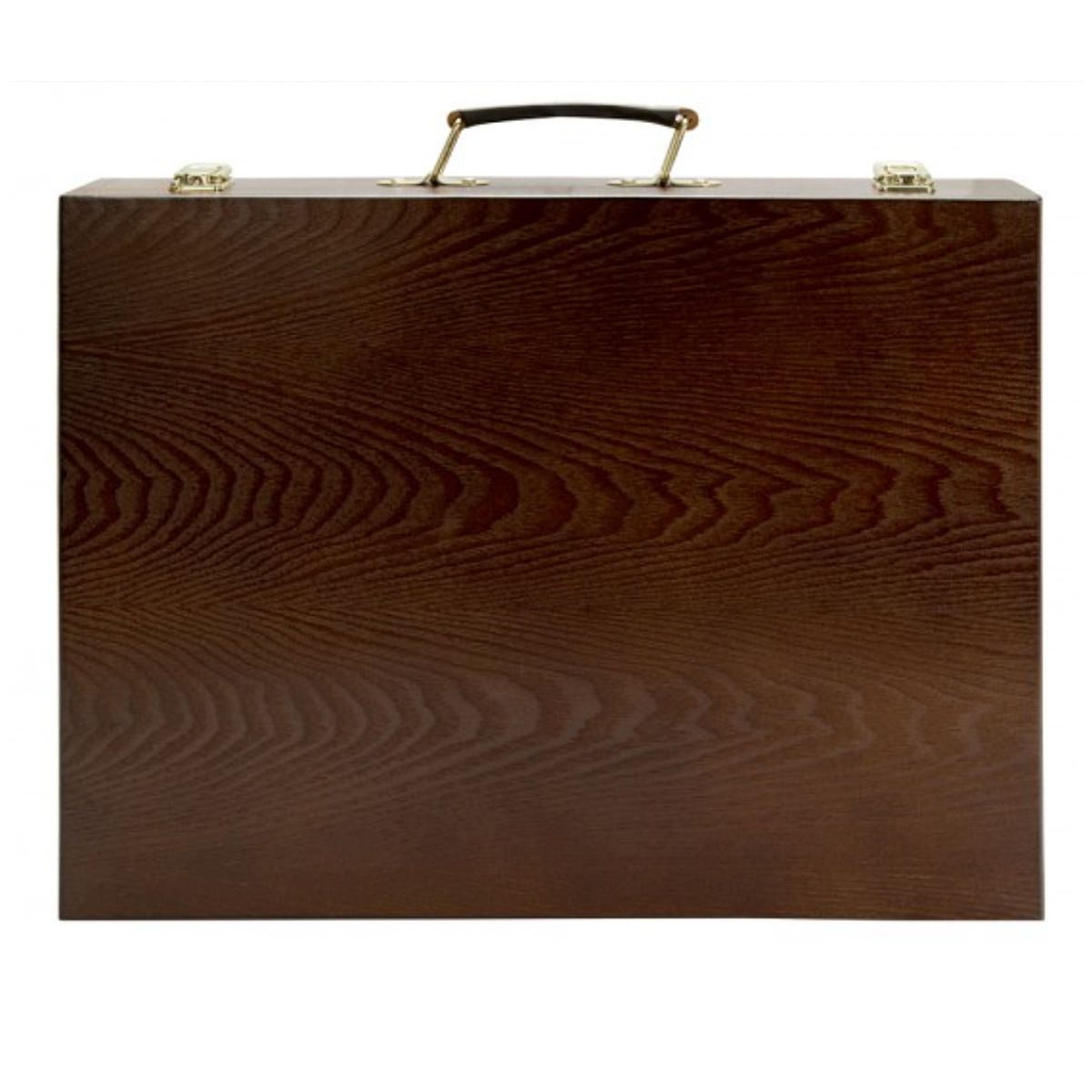Capri 2 Deluxe Wood Sketch Box - Dark Walnut Stained | Jerry's Artarama