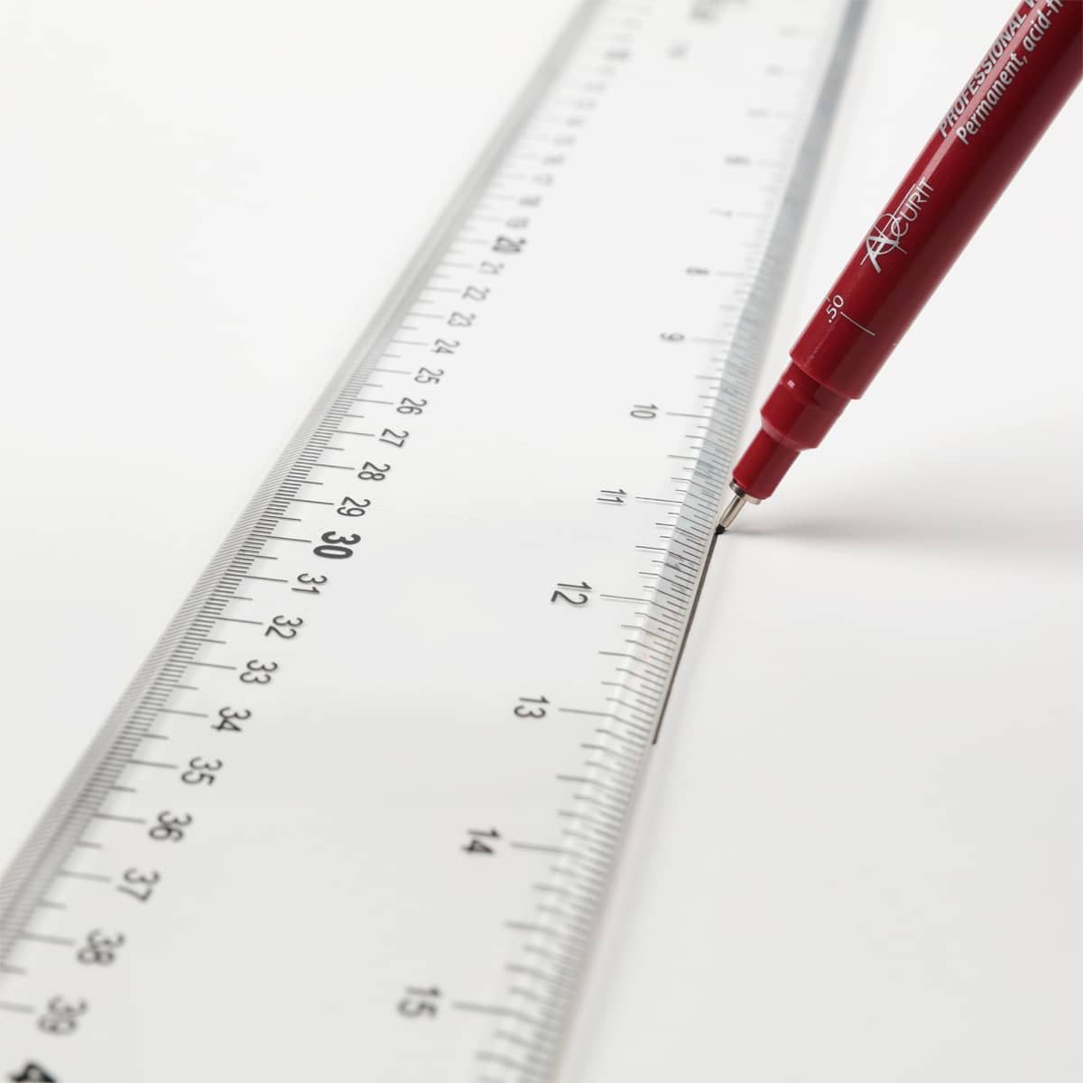 Acurit Detachable T-Square, Clear Acrylic 24" | Jerry's Artarama