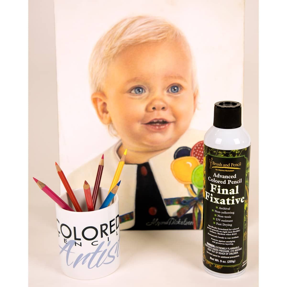 Advanced Colored Pencil 9 oz Final Fixative Spray | Jerry's Artarama