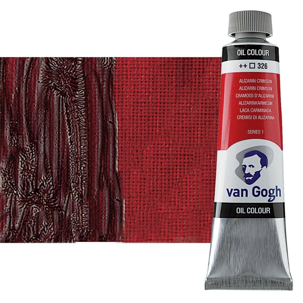 Van Gogh Oil Color, 40ml Alizarin Crimson Tube | Jerry's Artarama
