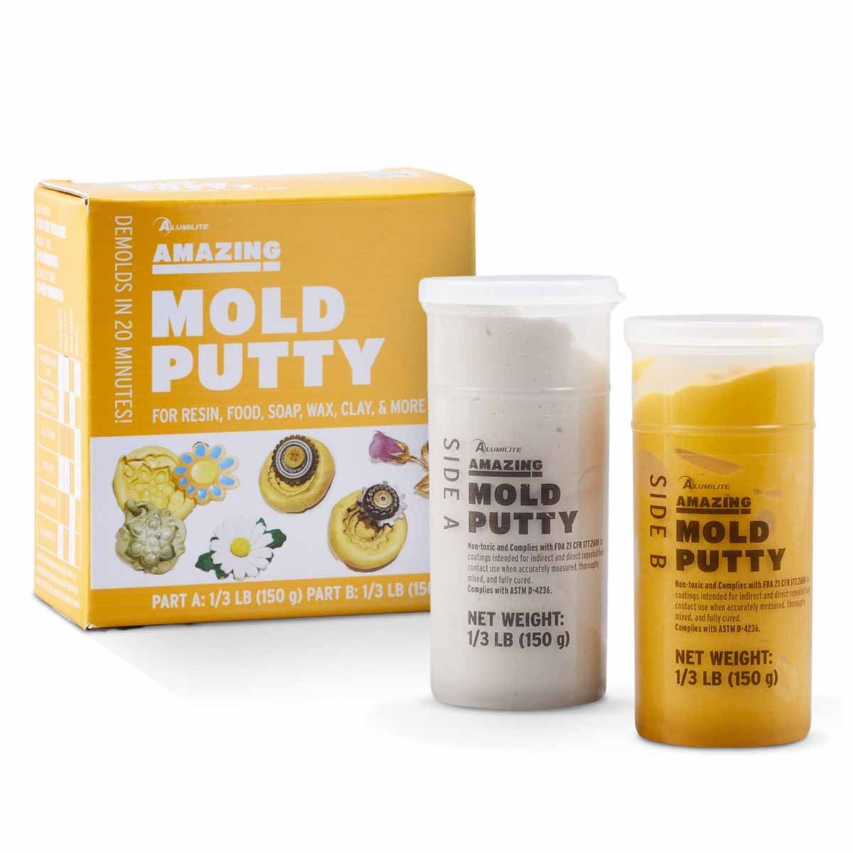 Alumilite Amazing Mold Putty Kit, 2/3lb | Jerry's Artarama