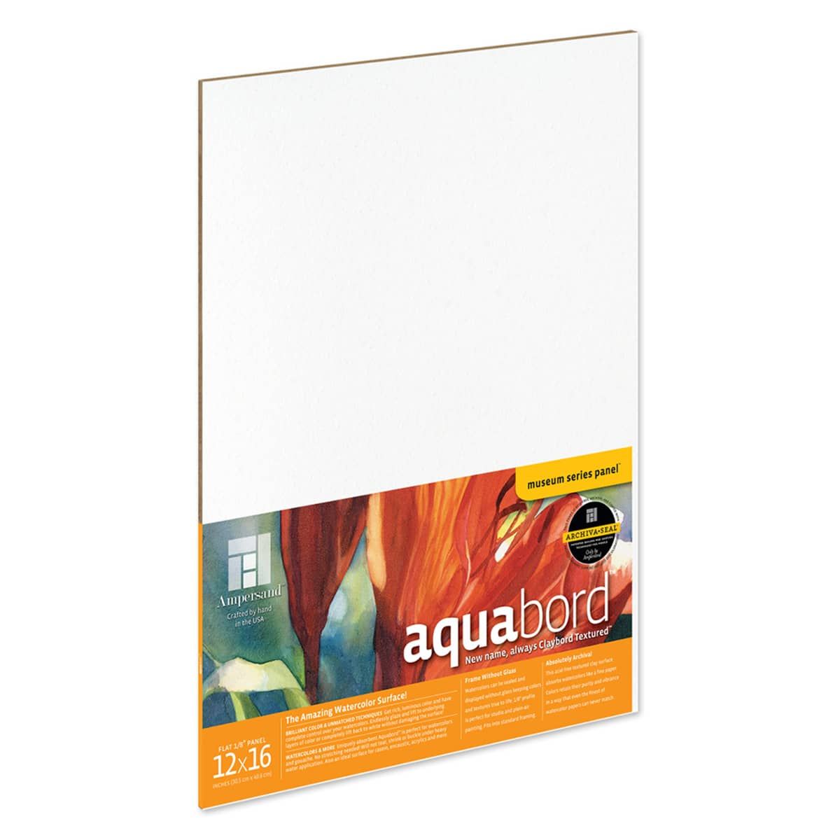 Ampersand Museum Series Aquabord Panels Flat 1/8" 12" x 16" | Jerry's ...