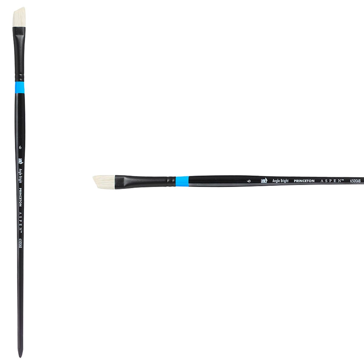 Princeton Aspen 6500AB Angle Bright, Brush Size #6 | Jerry's Artarama