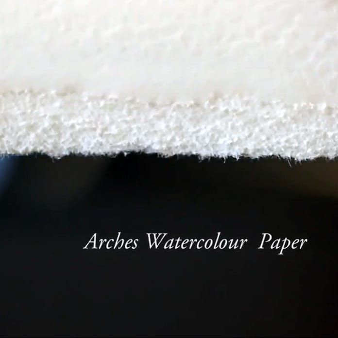 Arches Bright White 140lb Watercolor Paper, 22"x30" Cold Press (10 ...