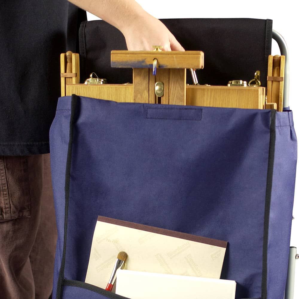 The ArtComber Portable Rolling Art Chair, Black | Jerry's Artarama