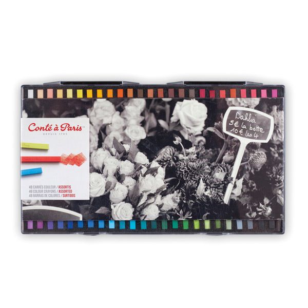 Conté À Paris Crayons Assorted Colors (Set of 48) | Jerry's Artarama
