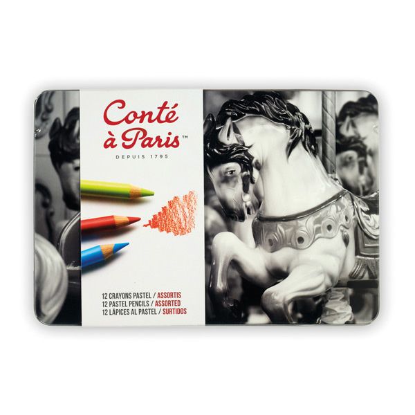 Conté À Paris Pastel Pencil Sets Set of 12, Assorted Colors | Jerry's ...