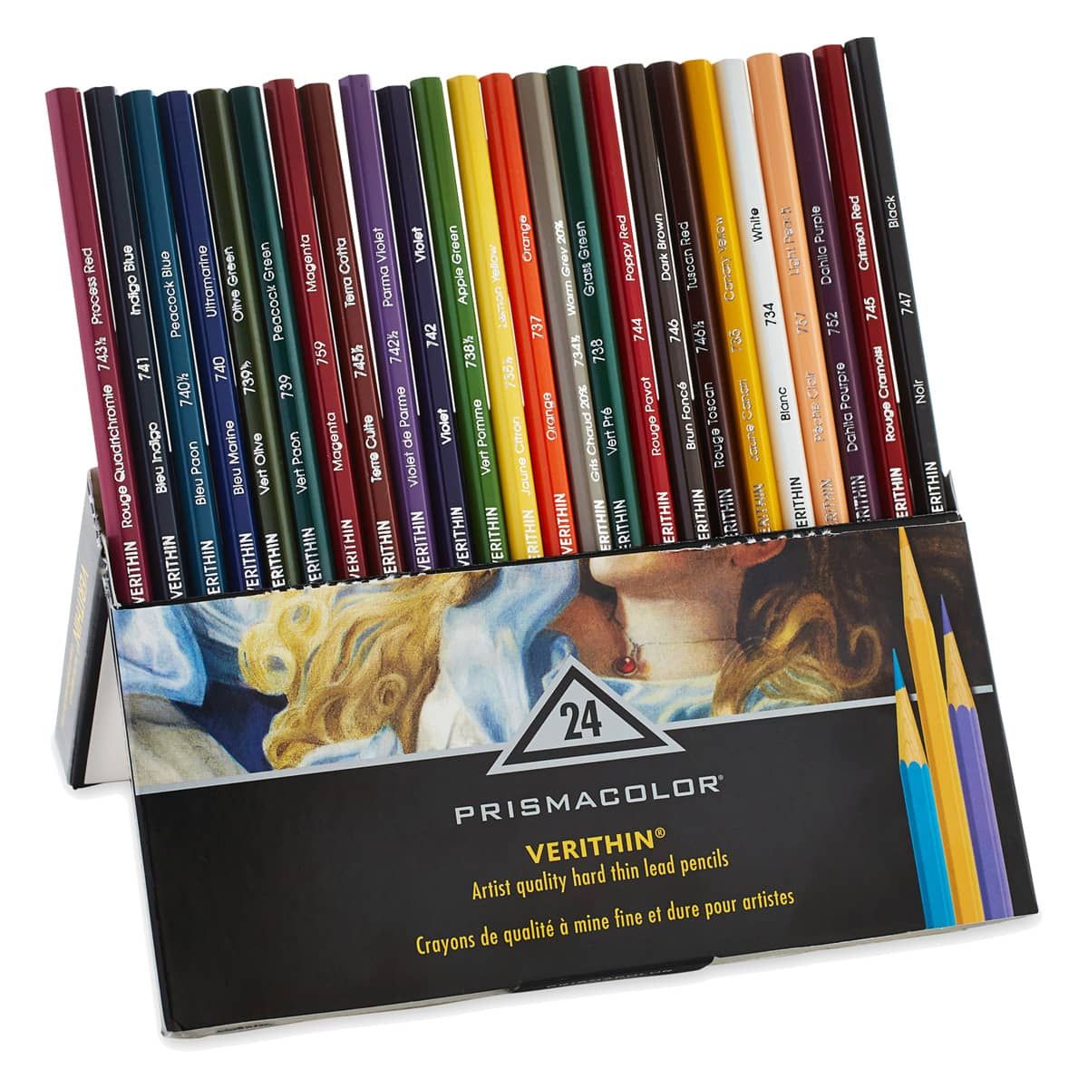 Prismacolor Verithin Colored Pencil Set of 24 | Jerry's Artarama