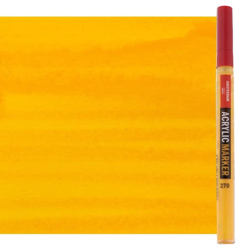 Amsterdam Acrylic Marker 2 mm Azo Yellow Deep | Jerry's Artarama