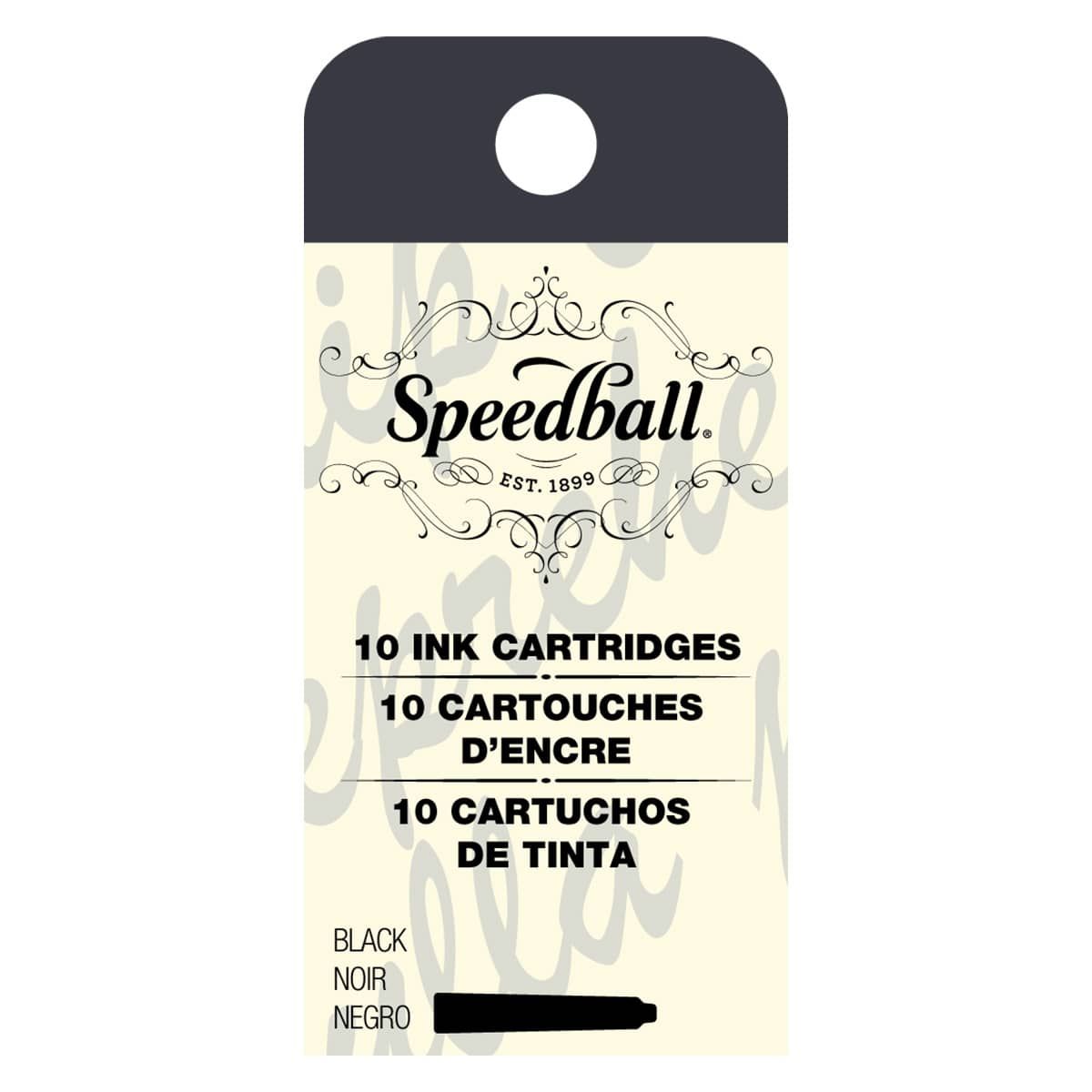 Speedball Calligraphy Fountain Pen Cartridges - Black (Set of 10 ...