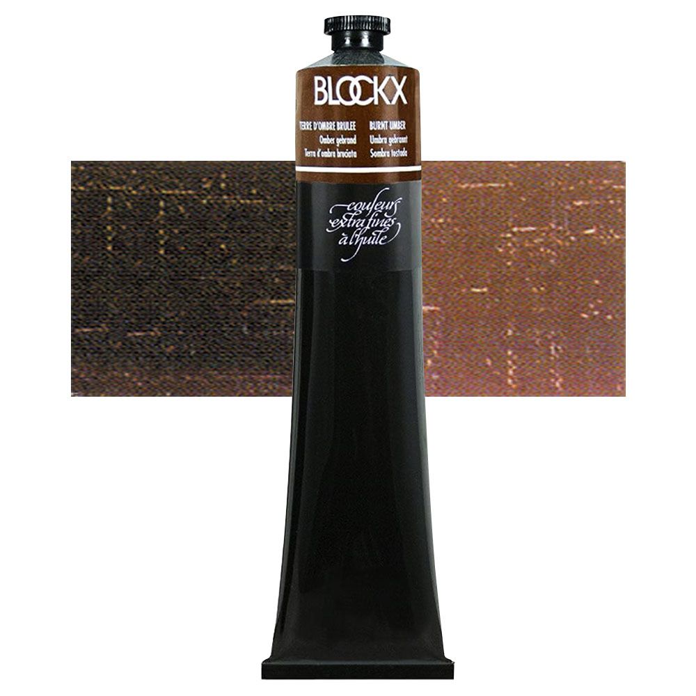 Blockx Oil Color 200 ml Tube - Burnt Umber | Jerry's Artarama