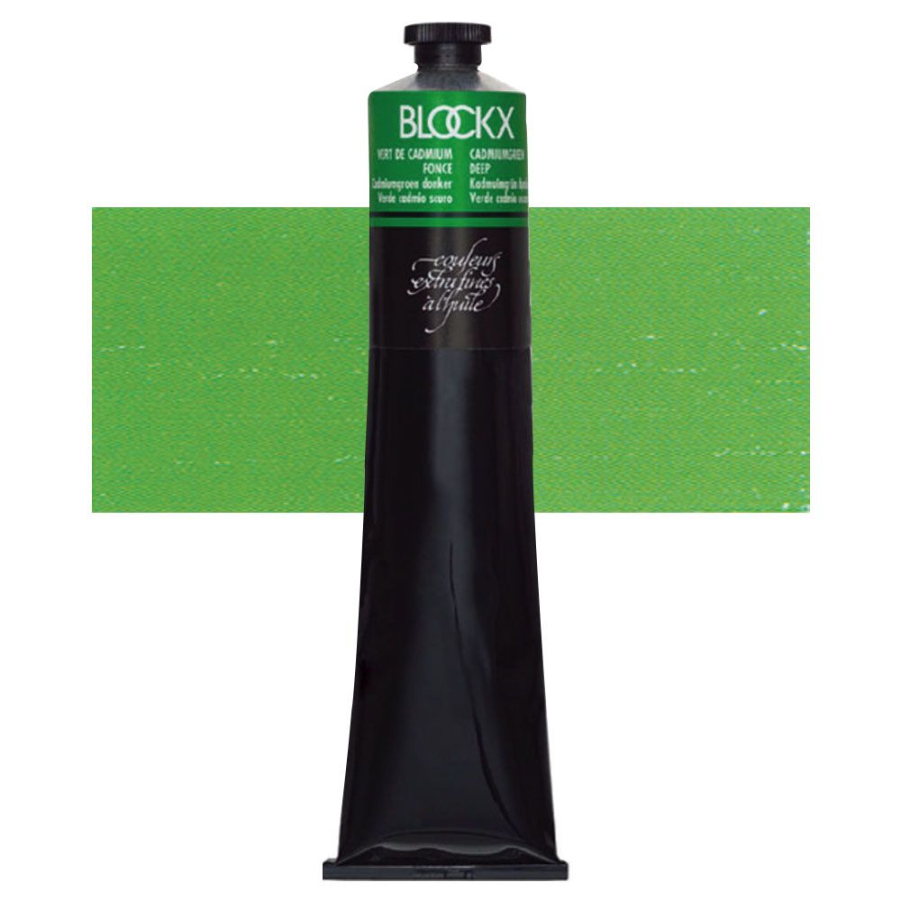 Blockx Oil Color 200 ml Tube - Cadmium Green Deep | Jerry's Artarama