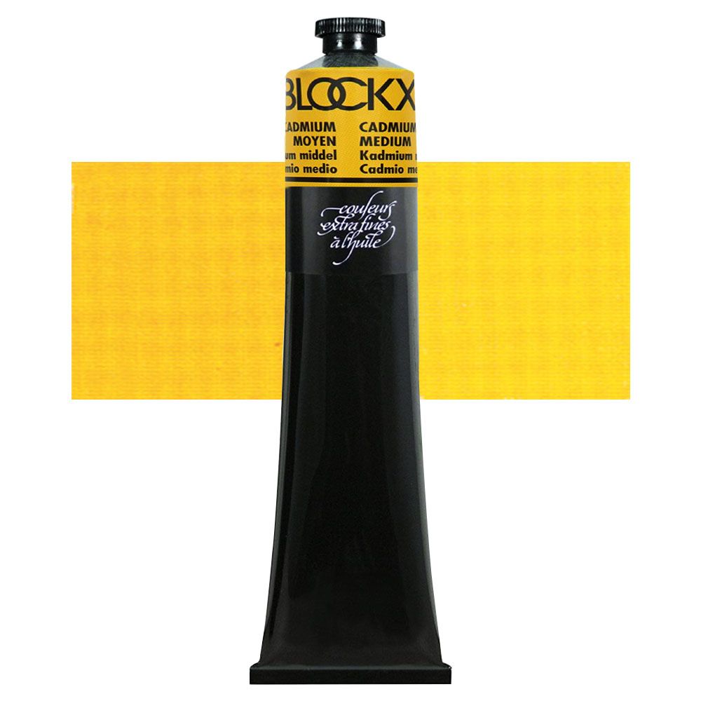 Blockx Oil Color 200 ml Tube - Cadmium Yellow Medium | Jerry's Artarama