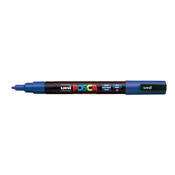 Posca Paint Marker, Blue, Fine Tip Marker | Jerry's Artarama