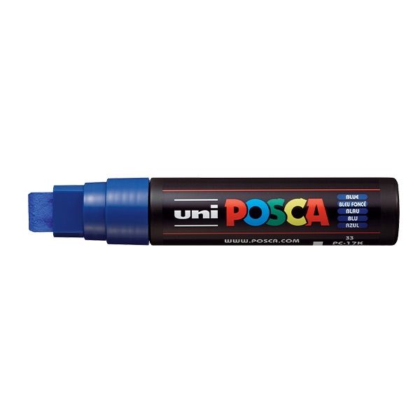 Posca Paint Marker, Blue, X-Broad Tip Marker | Jerry's Artarama