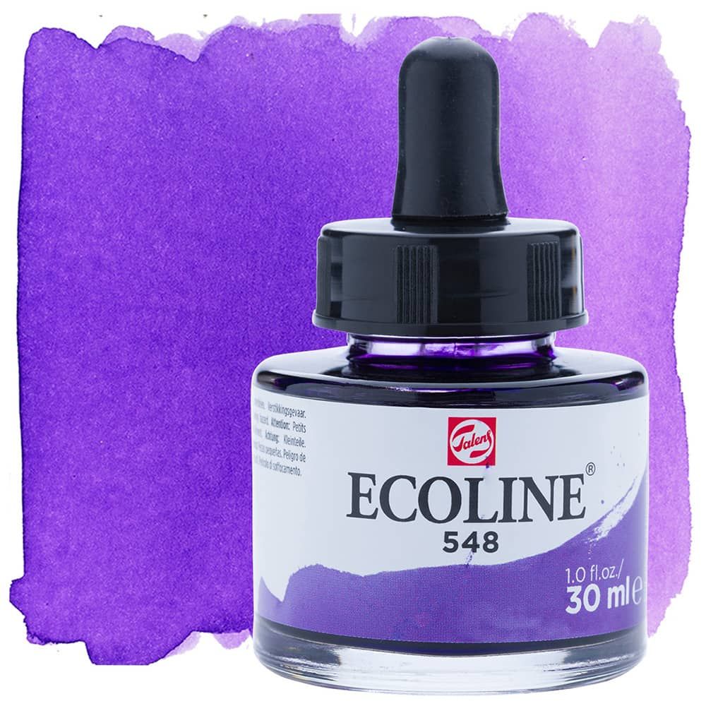 Ecoline Liquid Watercolor, Blue Violet 30ml Pipette Jar | Jerry's Artarama