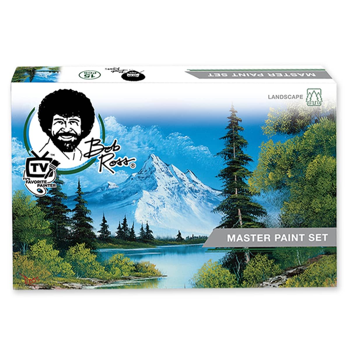Bob Ross Oil Painting 6 Piece Master Painting Set & Citrus Brush ...