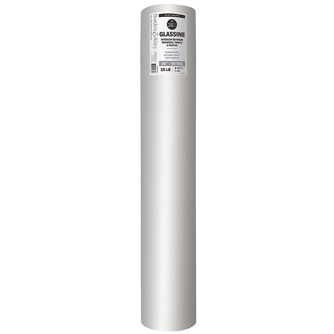 25G Glassine Neutral ph Paper Roll 36"x 50 Yd | Jerry's Artarama