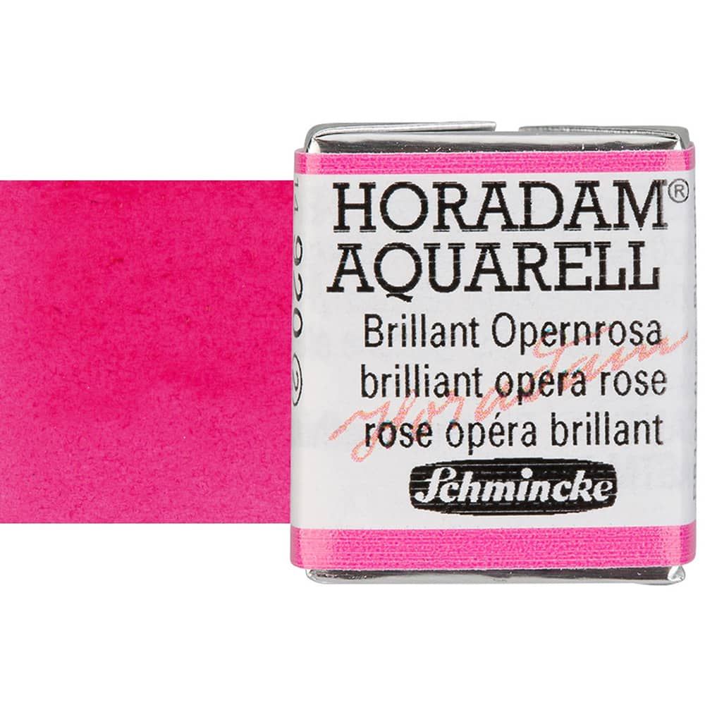 Schmincke Horadam Half-Pan Watercolor Brilliant Opera Rose | Jerry's ...