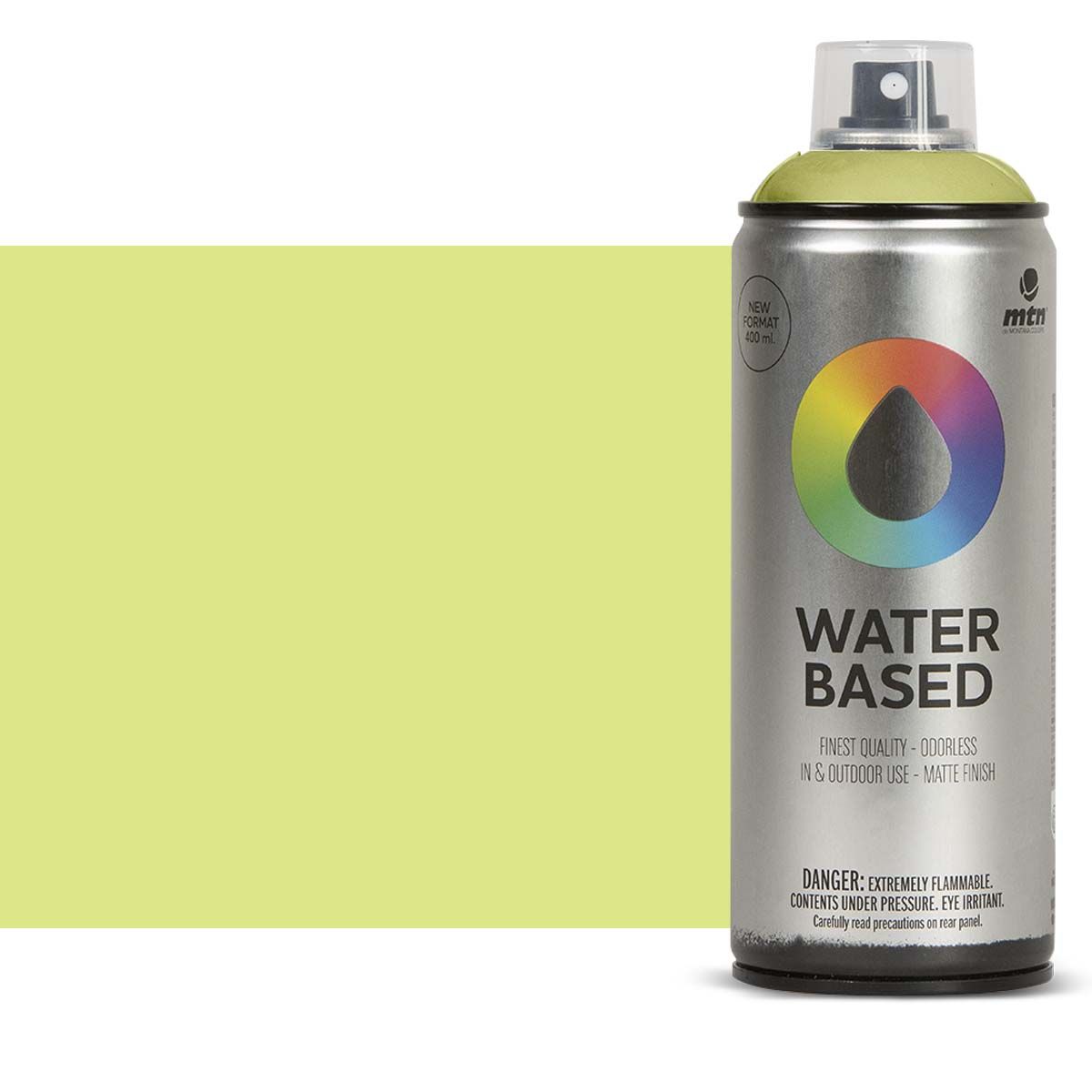 Montana Water Based Spray - Brilliant Yellow Green Light, 400ml | Jerry ...