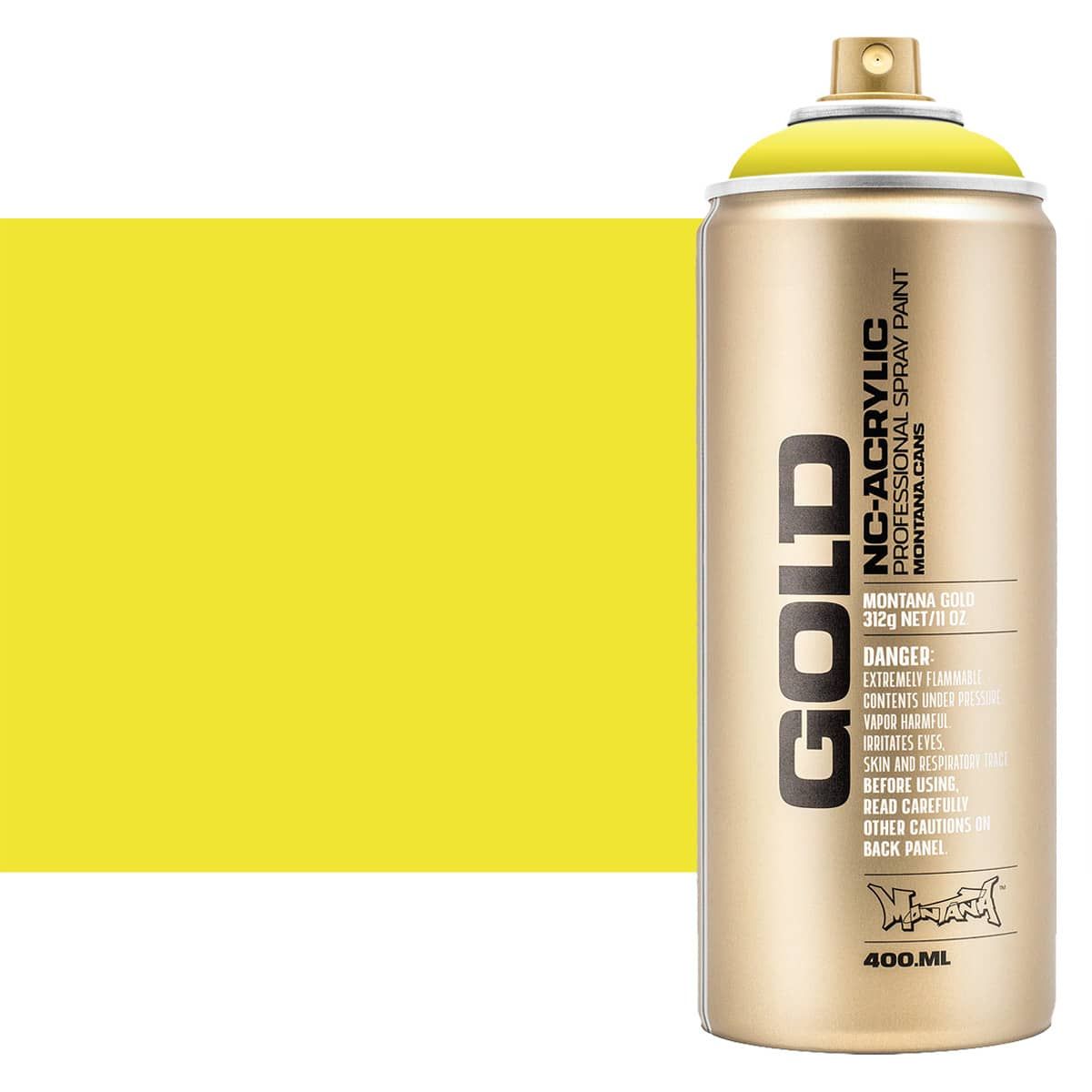 Montana GOLD Acrylic Professional Spray Paint 400 ml - Brimstone ...