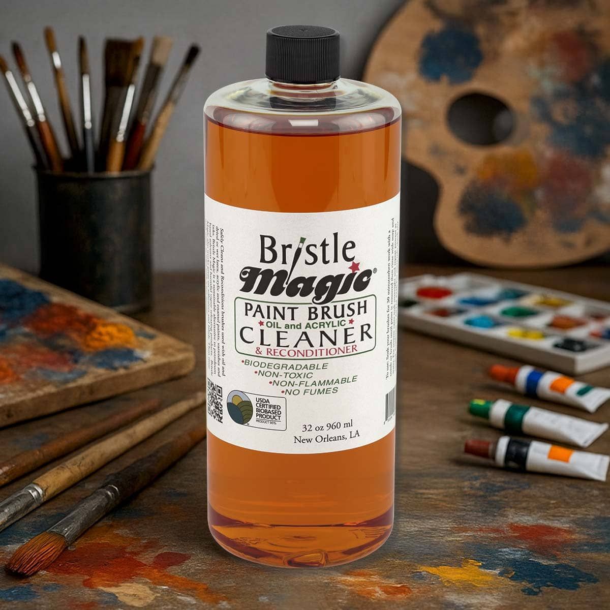 Bristle Magic Non Toxic Brush Cleaner | Jerry's Artarama