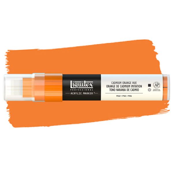 Liquitex Professional Paint Marker Wide (15mm) - Cadmium Orange Hue ...