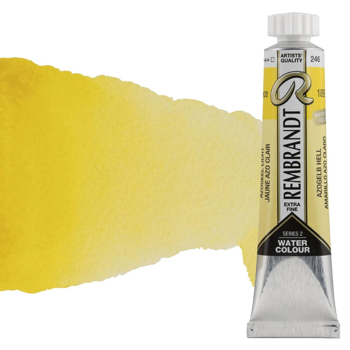 Rembrandt Artists' Watercolor, Cadmium-Free Azo Yellow Light 20ml Tube ...
