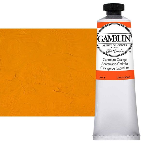 Gamblin Artists Oil - Cadmium Orange, 37ml Tube | Jerry's Artarama