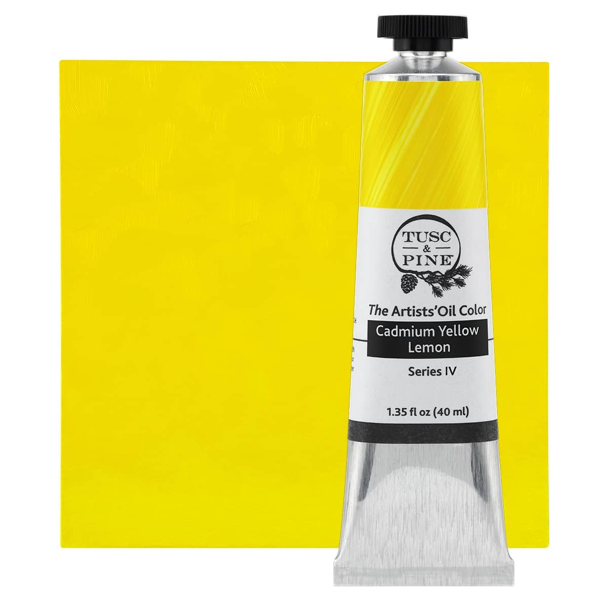 Tusc & Pine Artist Oil Color - Cadmium Yellow Lemon, 40ml Tube | Jerry ...
