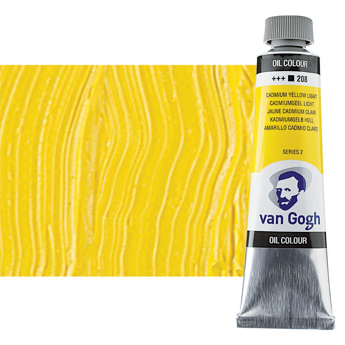 Van Gogh Oil Color, 40ml Cadmium Yellow Light Tube | Jerry's Artarama
