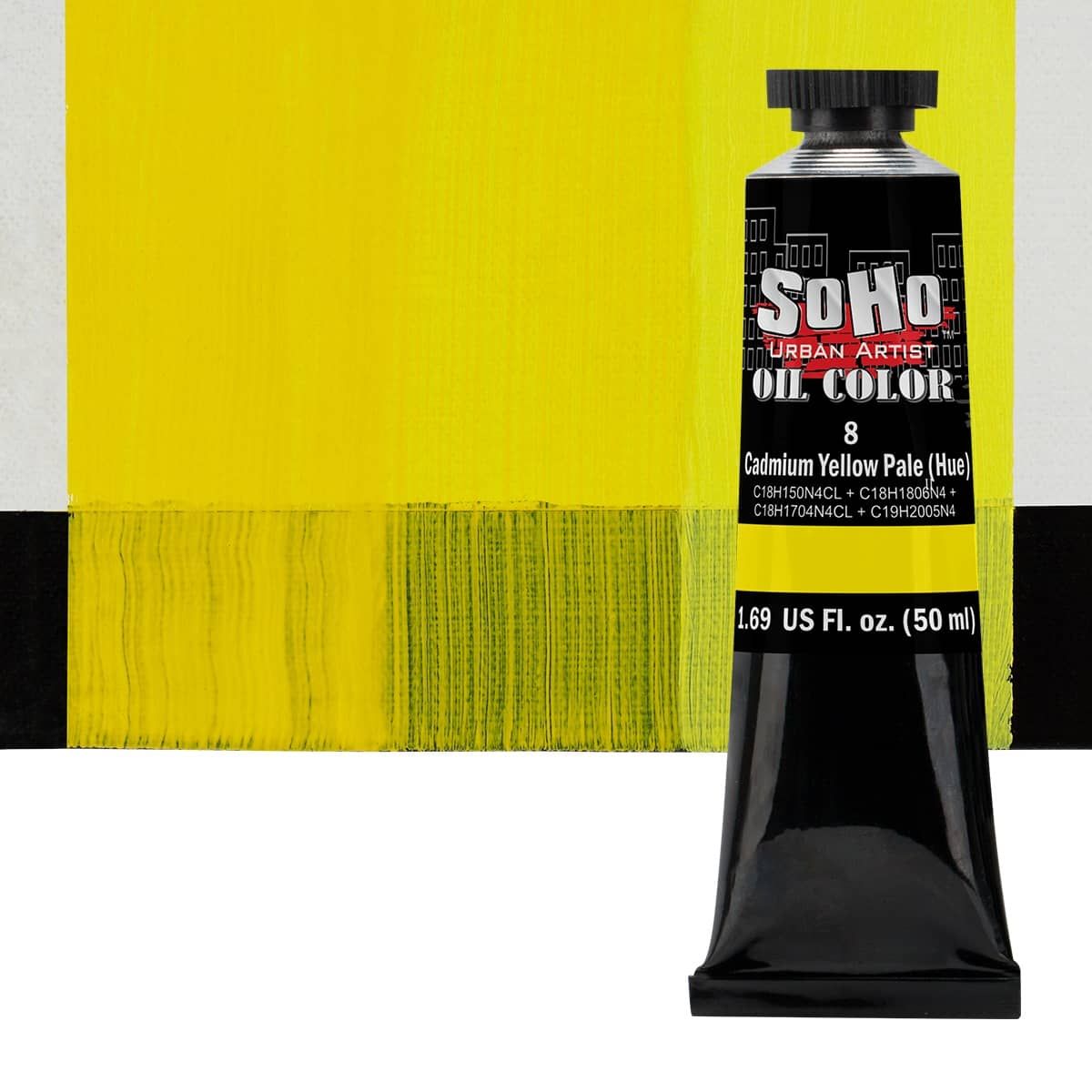 Soho Artist Oil Color Yellow Pale Hue, 50ml Tube | Jerry's Artarama