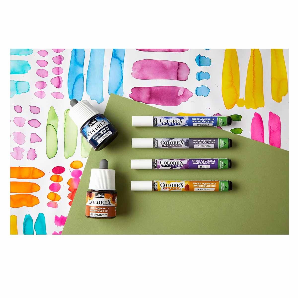 Pebeo Colorex Watercolor Ink Calligraphy Kit | Jerry's Artarama