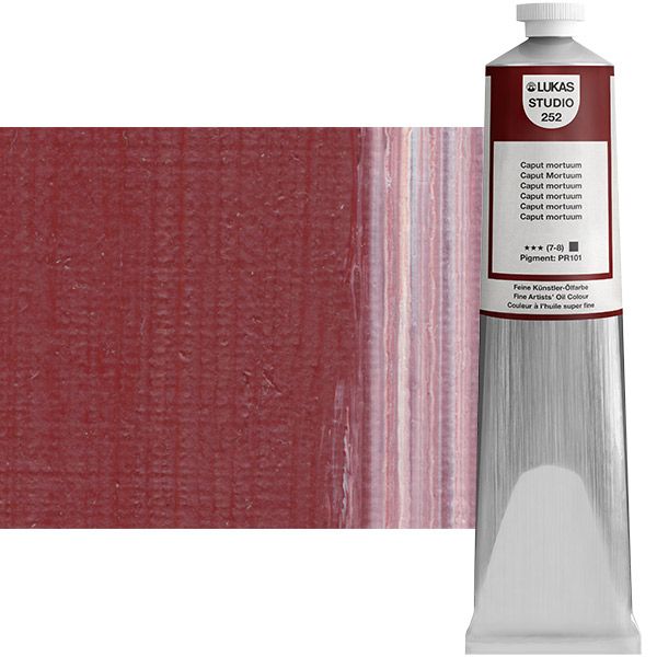 LUKAS Studio Oil Color - Caput Mortuum, 200ml tube | Jerry's Artarama