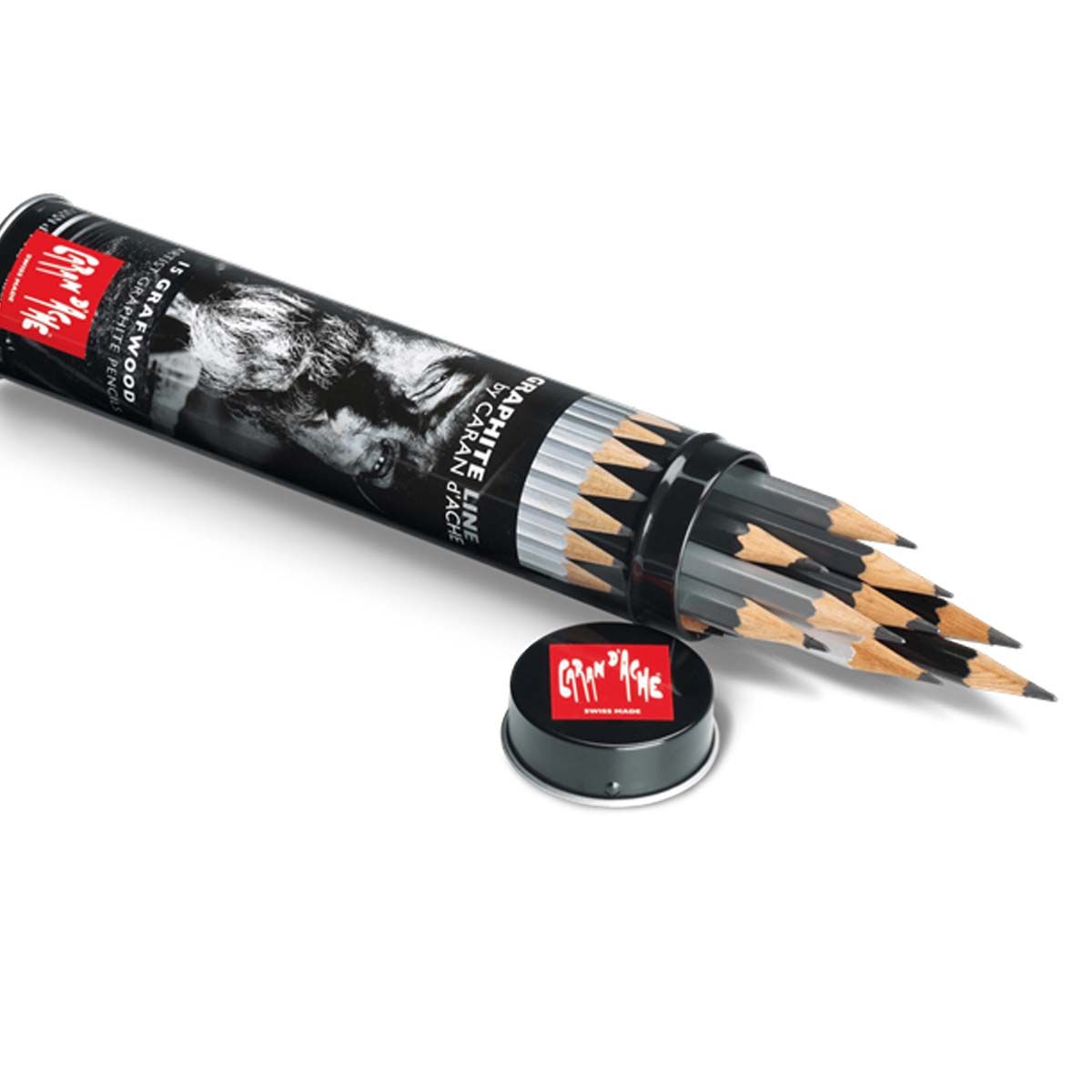 Caran d'Ache Graphite Line Graftwood Pencil Set of 15 (9B-4H) | Jerry's ...