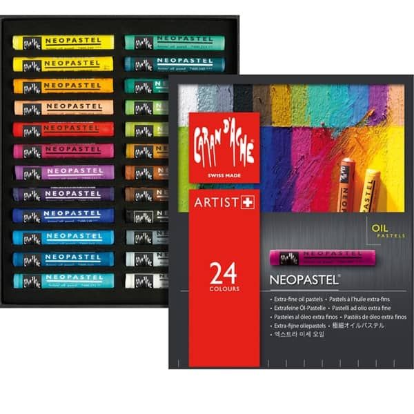 Caran d'Ache Neopastels Assorted Colors (Set of 24) | Jerry's Artarama