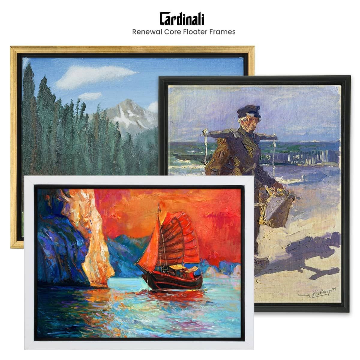 Cardinali Renewal Core Floater Frames | Jerry's Artarama