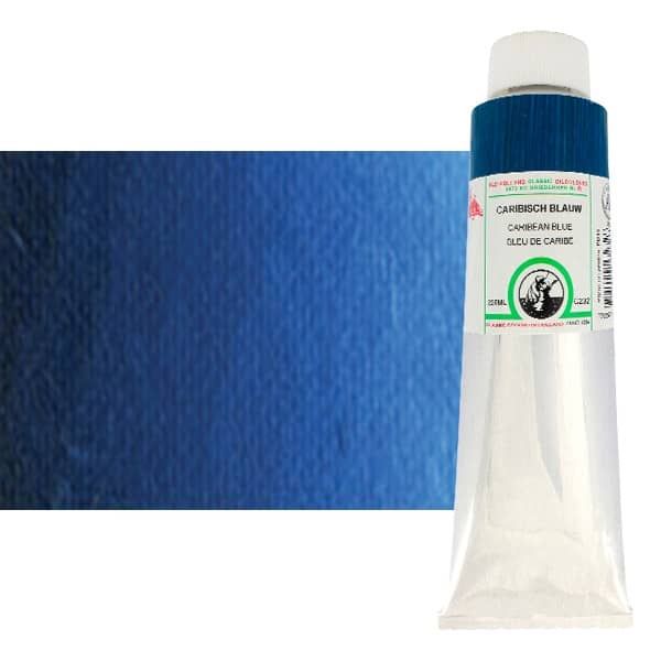 Old Holland Oil Color, Caribbean Blue, 225ml Tube | Jerry's Artarama