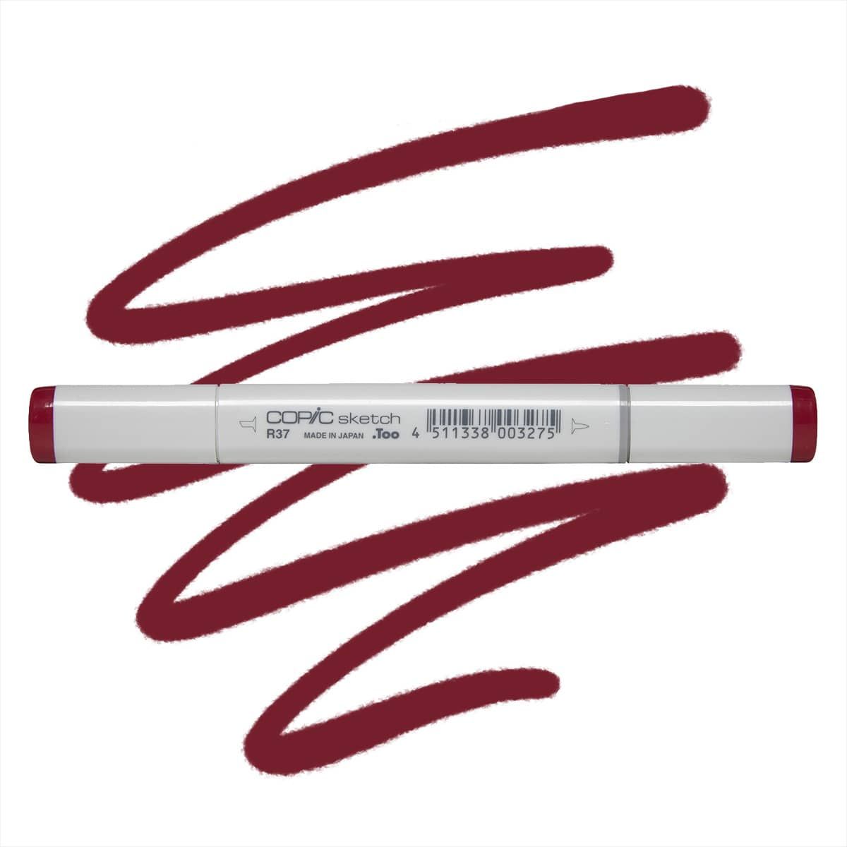 Copic Sketch Marker R37 Carmine | Jerry's Artarama