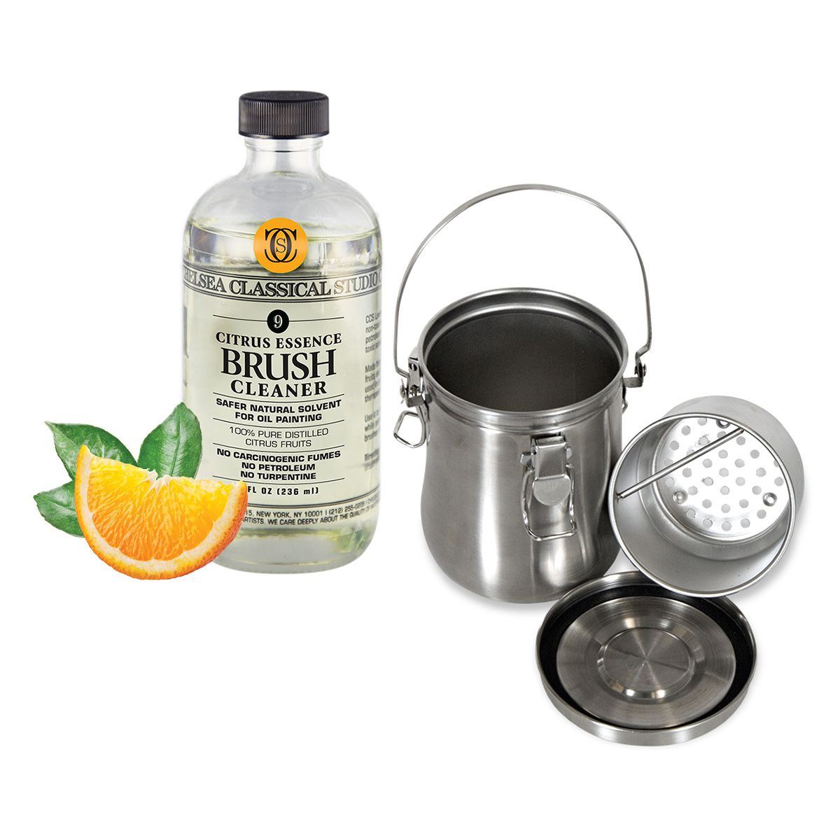 Citrus Essence Brush Cleaner 32 oz Bottle | Jerry's Artarama