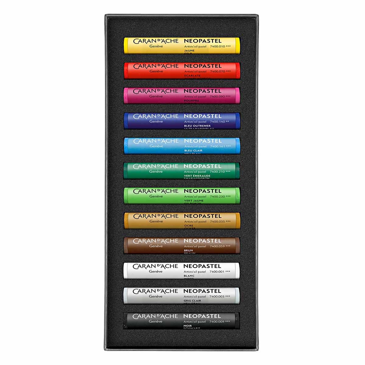 Caran d'Ache NeoPastels Set of 12, Assorted Colors | Jerry's Artarama